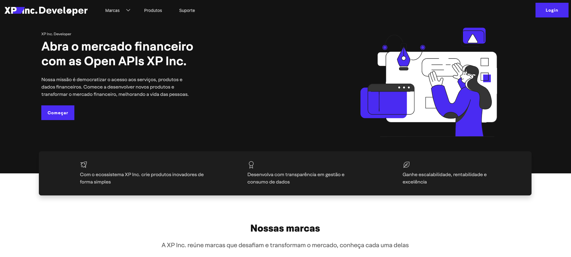 XP Inc. Developer Portal (2022) | DevPortal Awards